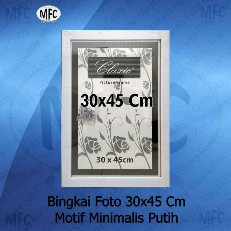 Jual Bingkai/pigura Ukuran 30x45 Full Minimalis Hitam Di Seller Maysa ...