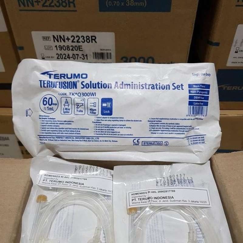 Jual Selang Infus Terumo / Infuset Terumo / Infusion Set - Anak TK ...