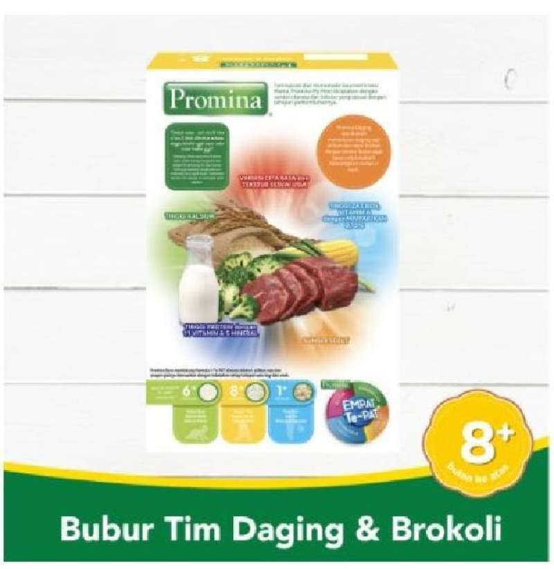 Jual Promina Bubur Tim Bayi Daging Dan Brokoli Box 100gr Di Seller ...