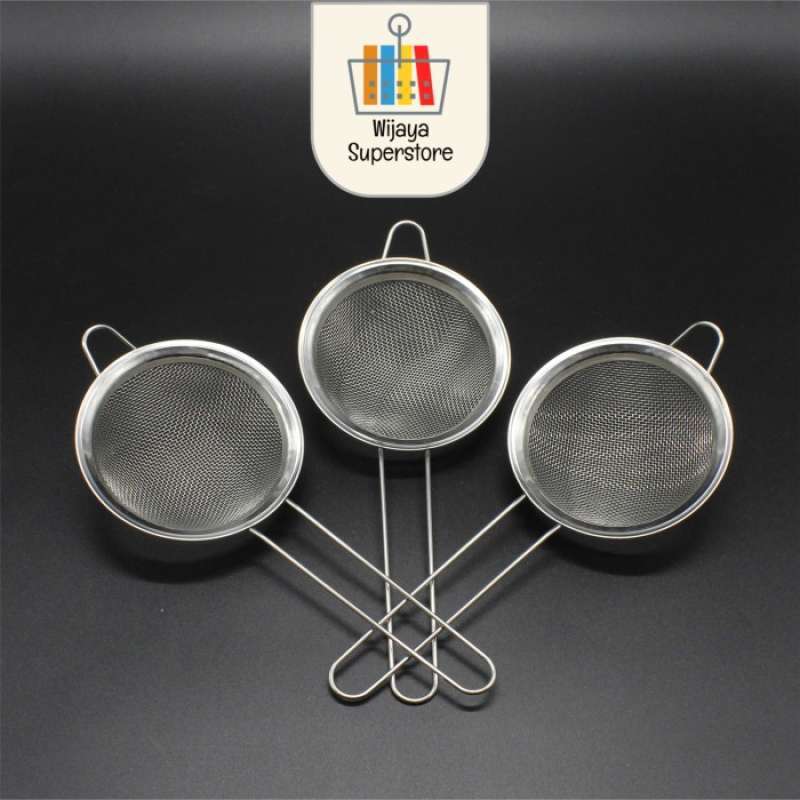 Promo Saringan stainless Teh, Tepung Uk. 8,10 ,12 ,14 ,16 ,18 , 20, 24 ...