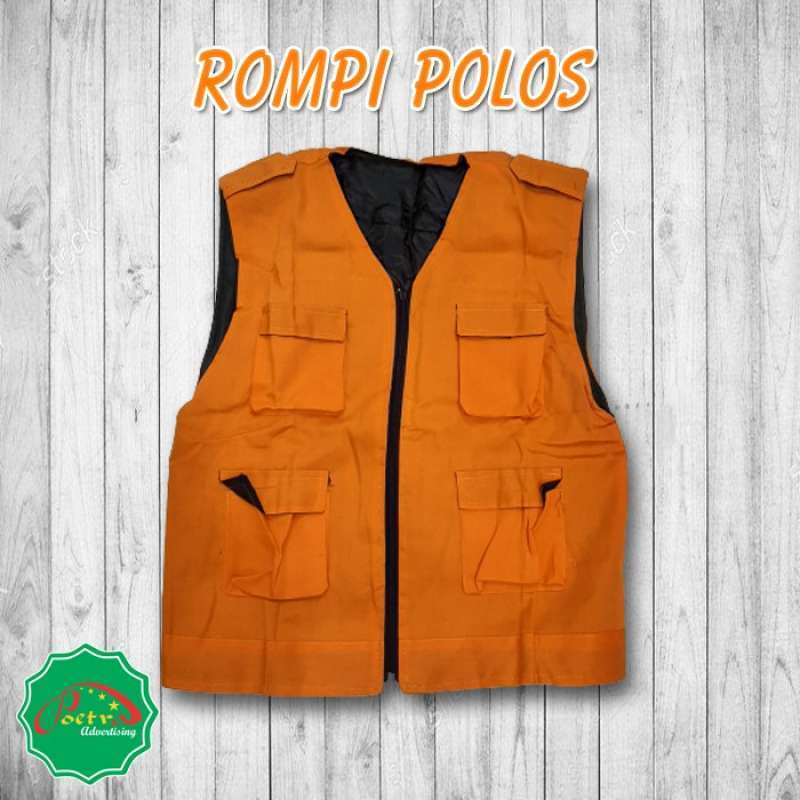 Promo Rompi Polos | Rompi Lapangan | Rompi Tahanan | Rompi Safety ...