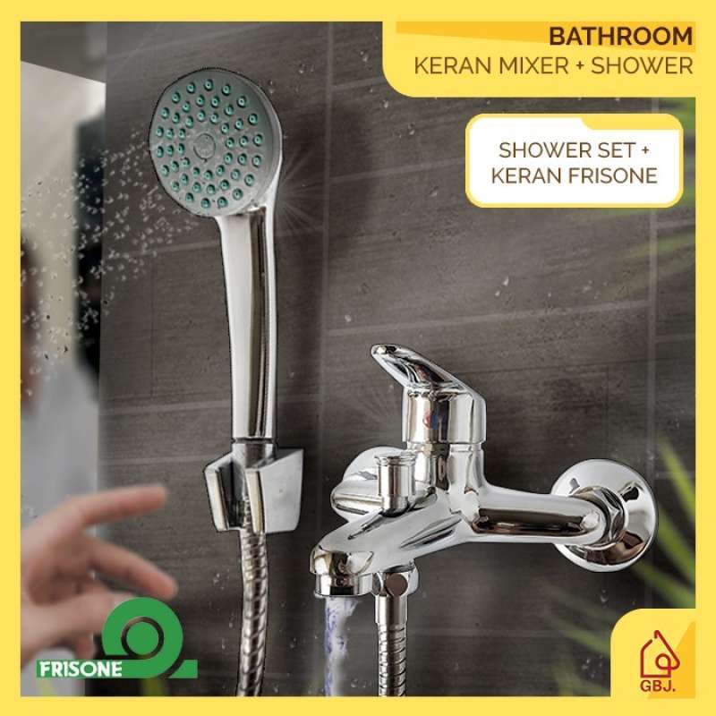 Promo Set Shower Dan Keran Mixer Frisone / Keran Air P+D / Shower Mandi ...