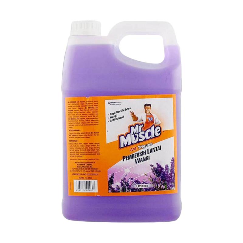 Promo Mr. Muscle Axi Triguna Lavender Pembersih Lantai [4l] Diskon 9% ...