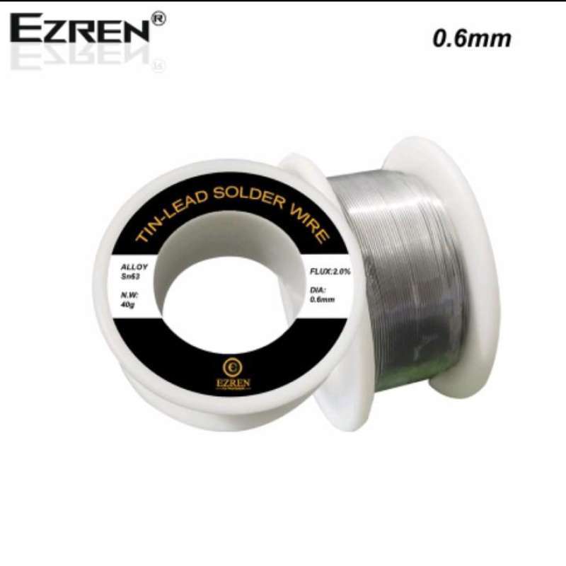 Jual EZREN - Timah Gulung Solder Kawat Las Rosin Core Tin Flux 2.0% 0 ...