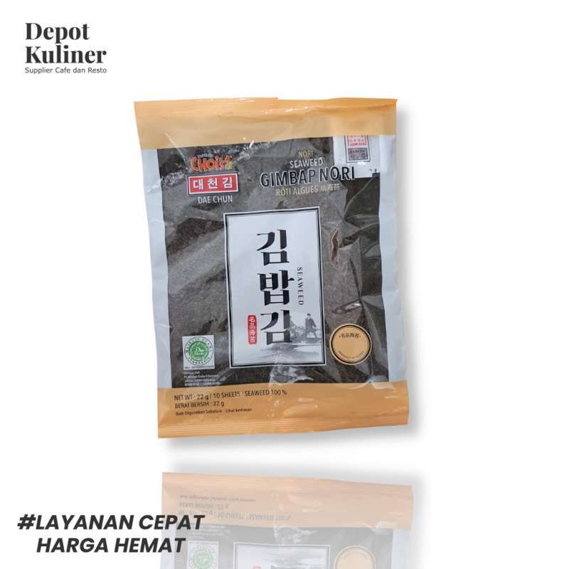 Promo Kulit rumput laut untuk dimsum dan sushi nori Gimbap Nori isi 10 ...