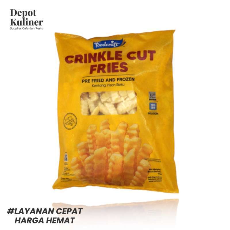 Jual Shoestring Fries Foodcraft 1Kg Kentang Goreng Frozen di Seller Depot Kuliner - Depot ...