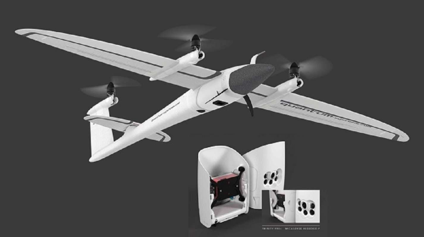 Jual Drone VTOL Trinity F90+ - Micasense RE P RGB di Seller Terra Drone ...