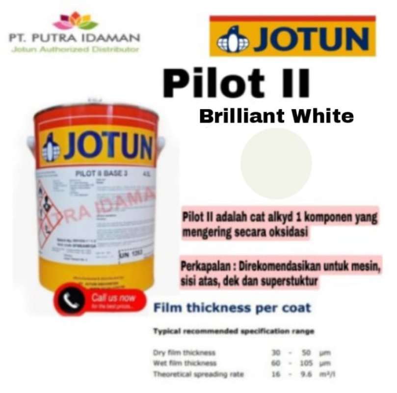 Promo Jotun Cat Epoxy / Pilot Ii 5 Liter / Cat Epoxy Brilliant White ...