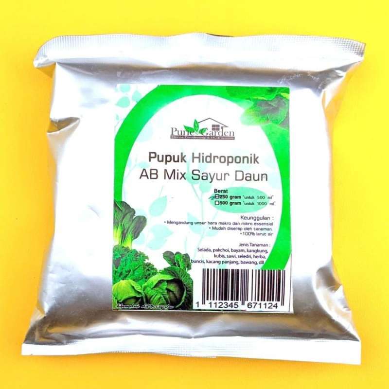 Jual Nutrisi Pupuk AB Mix Sayuran Daun- 250gr di Seller Kebun Senja ...