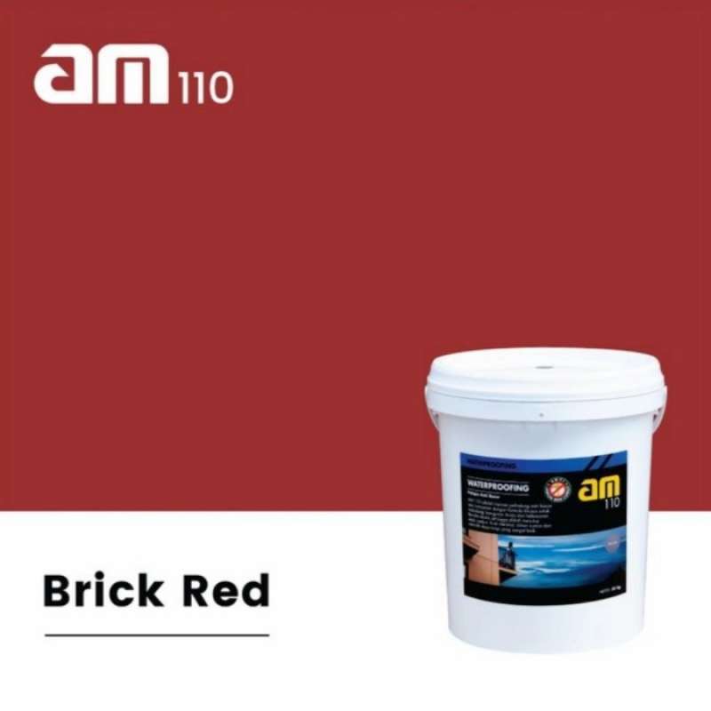 Promo Am 110 Cat Waterproofing Pelapis Anti Bocor 20Kg (Brick Red ...