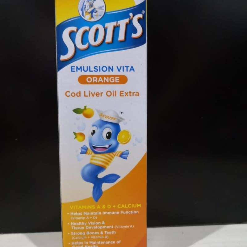 Jual scotts emulsion rasa jeruk import Malaysia 400 ml di Seller Toko ...