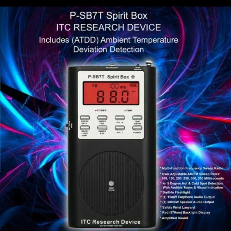 Jual P-sb7t Rev5 Spirit Box Itc Research Fm/am Ghost Psb7 Radio ...