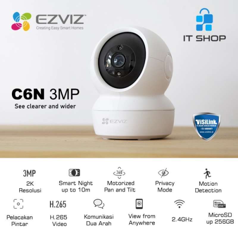 Jual EZVIZ C6N Smart Wi-Fi Pan & Tilt Camera - 3MP di Seller ZATI SHOP ...