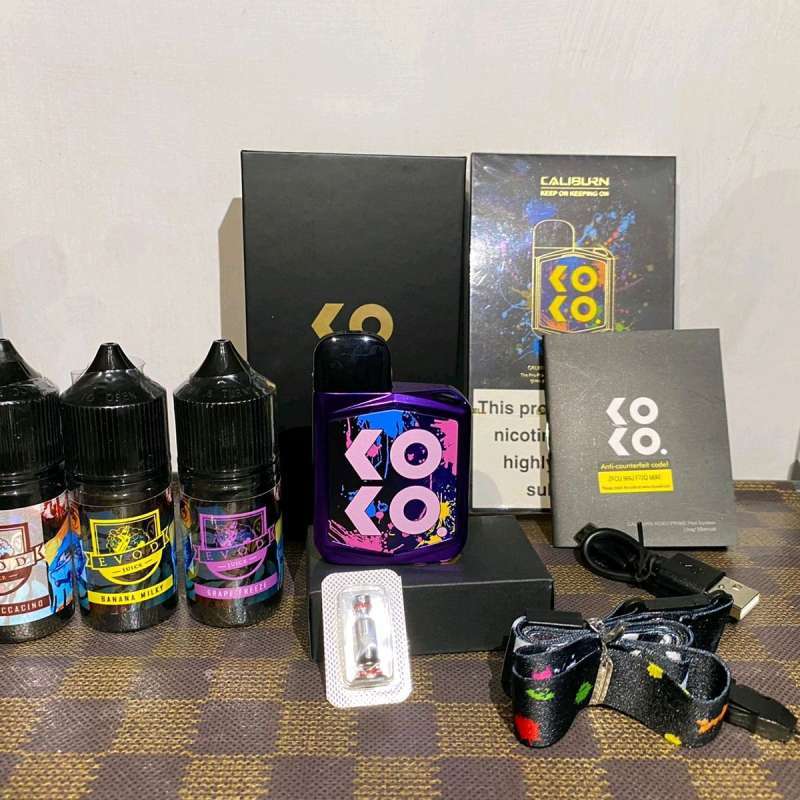 Jual Vapor Uwel Caliburn Koko Prime Full Set Siap Pakai Di Seller Coba ...
