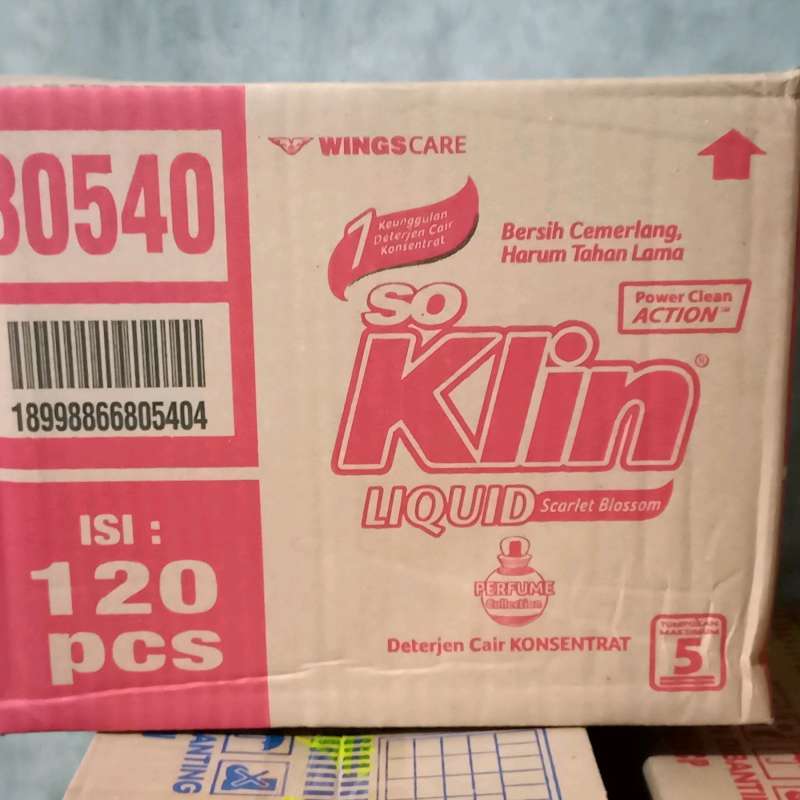 Jual Soklin Liquid Deterjent Cair Kosentrat Kemasan sachet 22ml(1karton ...