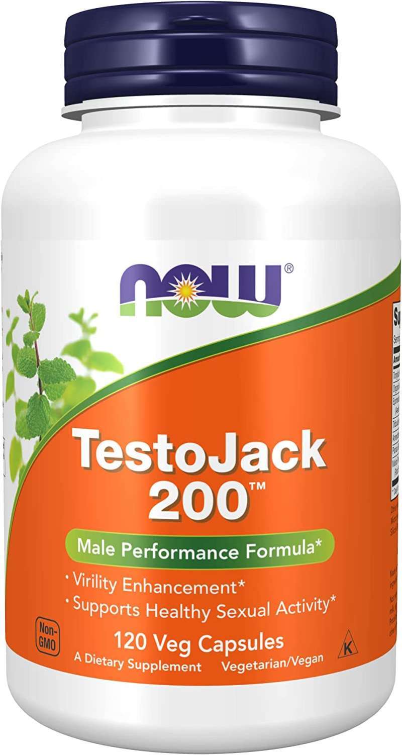Promo (ORIGINAL) NOW Foods, TestoJack 200, 120 Veg Capsules di Seller ...