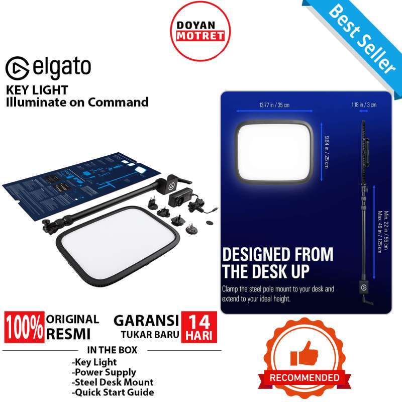 Promo Elgato Key Light Professional Studio LED Panel With 2800 Lumens ...