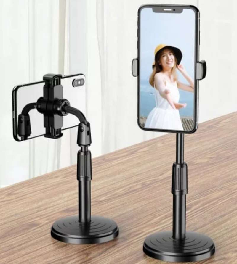 Promo STAND HANDPHONE ROTARI 360 HOLDER HP MEJA FLEKSIBEL MODEL TIANG ...
