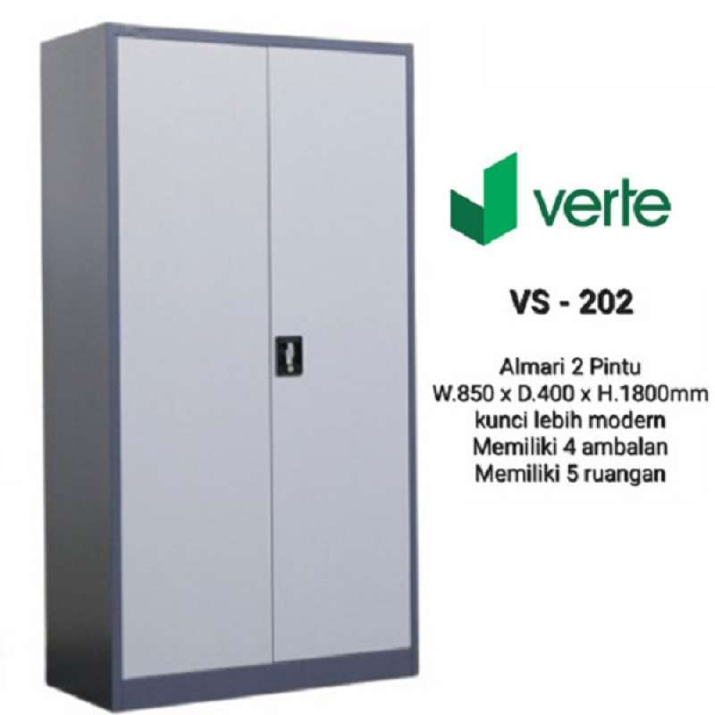 Promo Verte Filling Cabinet/lemari Arsip 2 Pintu Vs 202 (khusus ...