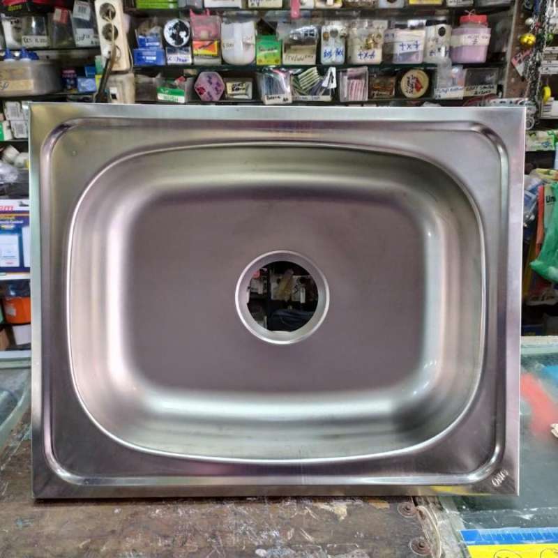 Jual kitchen sink sinz Bak cuci piring stainless 50cm x 40 cm di Seller ...