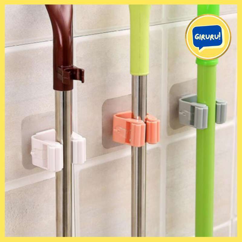 Jual MAGIC MOP HANGER / HOLDER STIKER TEMPEL GANTUNGAN SAPU PEL PAYUNG ...