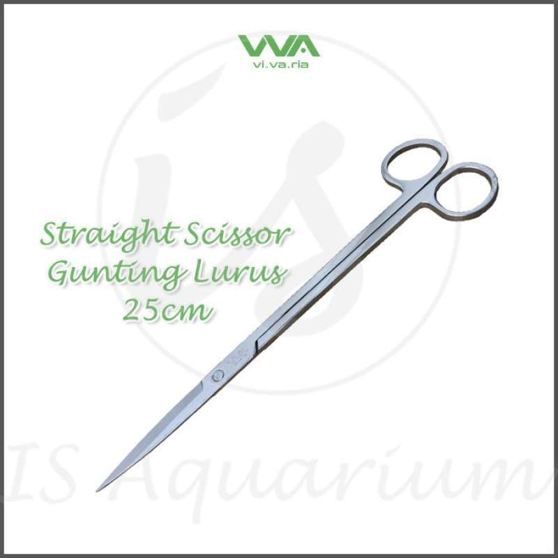 Jual Vivaria Gunting Lurus Aquascape Straight Scissor Aquascape Tools ...