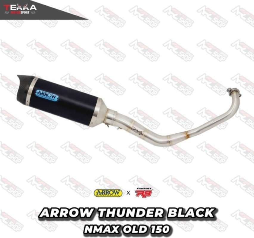 Jual Knalpot Arrow Thunder Black Yamaha Nmax 150 Old Fullsystem Header R9 Di Seller Gasta Depn