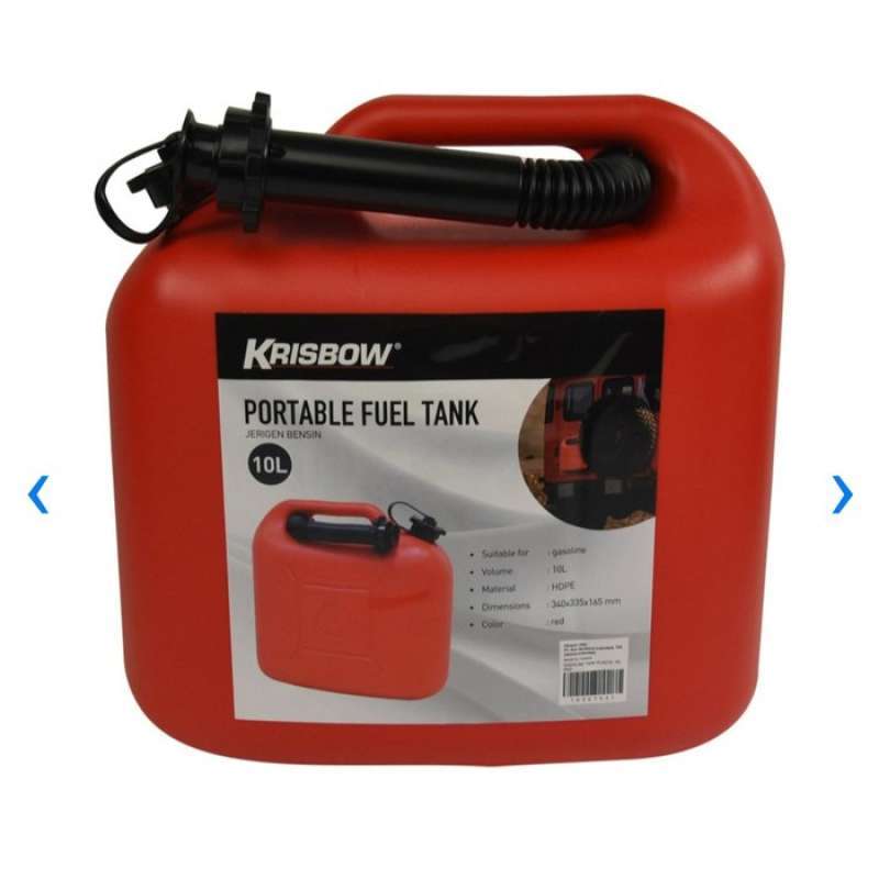Promo Krisbow Jerigen Solar/Bensin Plastik 10 Ltr Diskon 13% di Seller ...