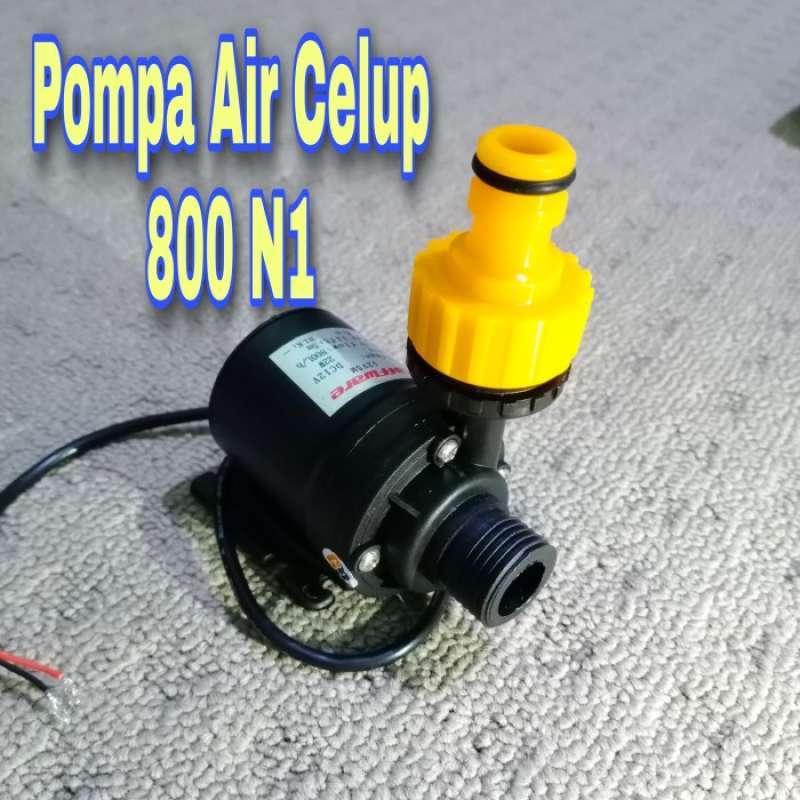 Jual Pompa Air Celup N1 800 L/H Dc 12V Mini Aquarium Hidroponik di ...