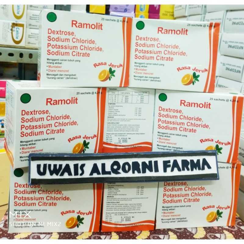Jual Ramolit Rasa Jeruk-Box isi 25Sachet-Obat Dehidrasi-Rama-Murah ...