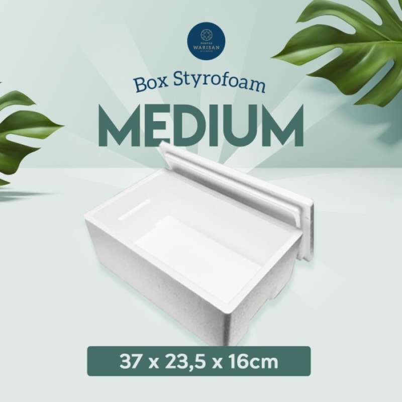 Jual Box Sterofoam/Styrofoam Gabus - Medium (37.5 x 24 x 16cm) - 5kg ...