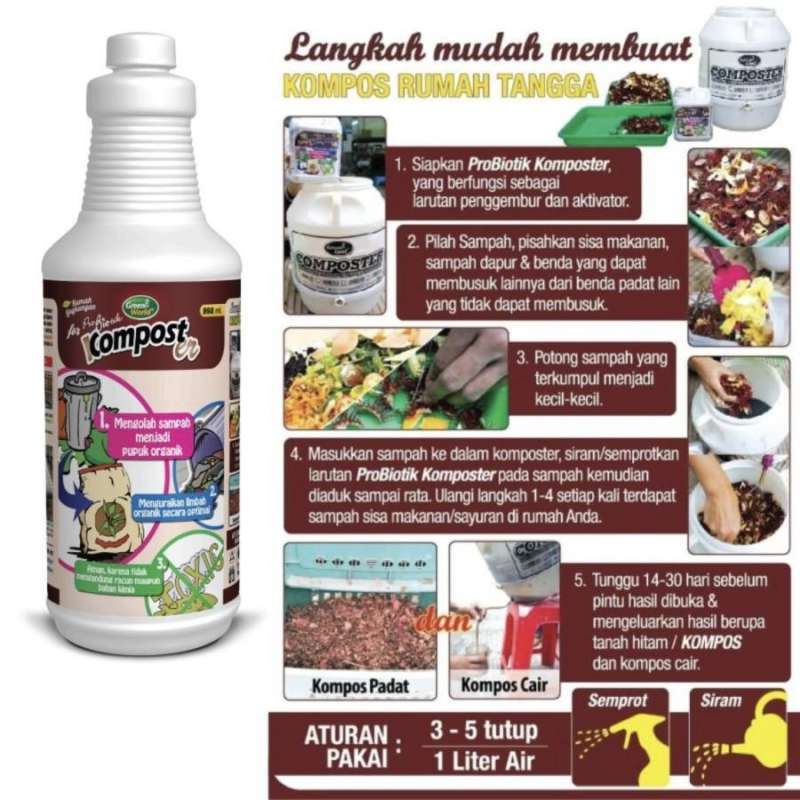 Jual Probiotik Komposter Sampah Organik Di Seller Localbowls - Dukuh ...