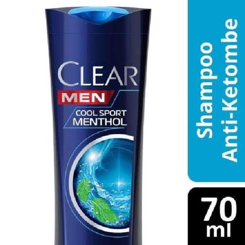 Jual Clear Men Shampoo Cool Sport Menthol Anti-Dandruff 70Ml di Seller Toko Dhetik - Rendeng ...