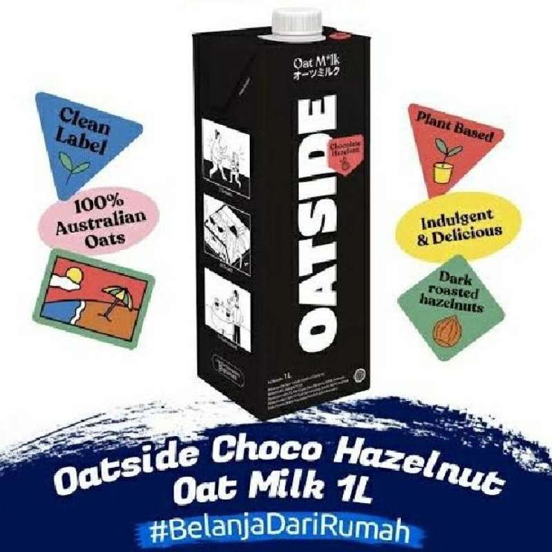 Jual Oatside Hazelnut Oat Milk 1 Liter Di Seller Chandani Departemen ...