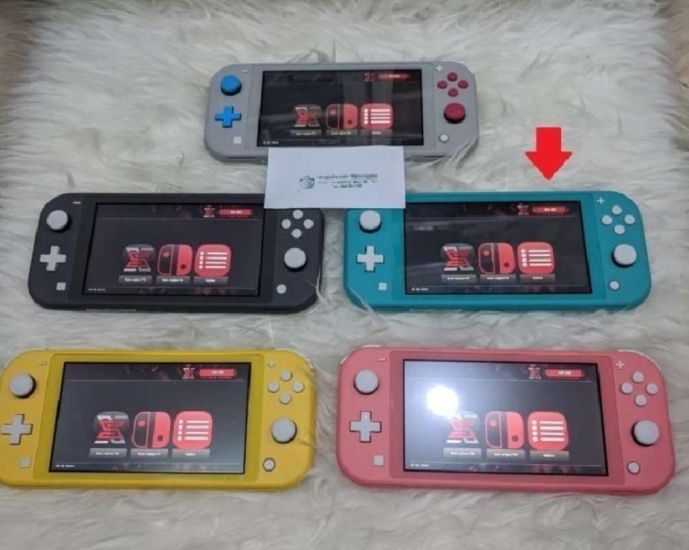Jual Nintendo Switch Lite Cfw 128gb Atmos Dual Split Os + Cheat Yellow Di Seller Waroengame ...