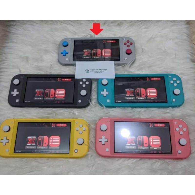 Jual Nintendo Switch Lite CFW 256GB SXOS SXLite Dual SPLIT OS Zacian di Seller Waroengame ...