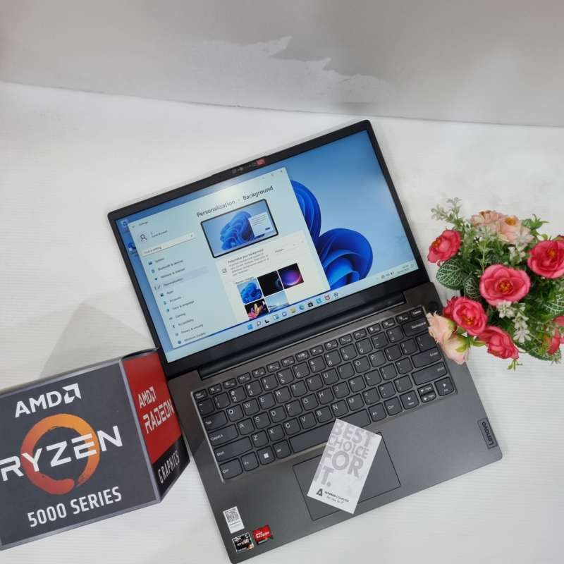 Jual Lenovo V14-EWID AMD Ryzen 5 5500u/8GB/512GB SSD/W11/0hs21 di ...