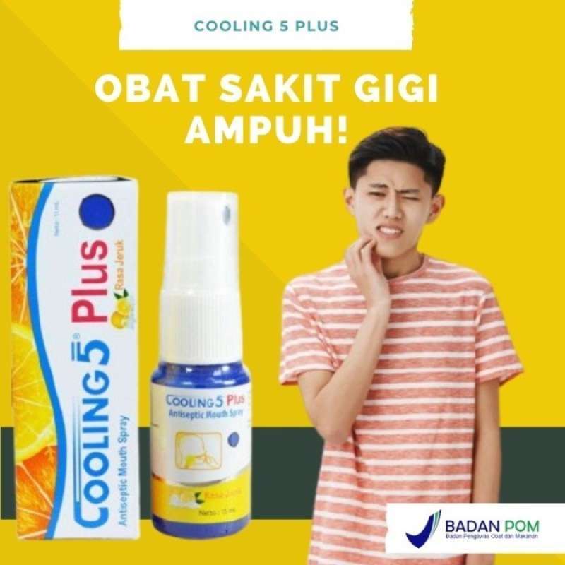 Jual Obat Sakit Gusi Bengkak Cooling 5 Plus Spray Perontok Gigi ...