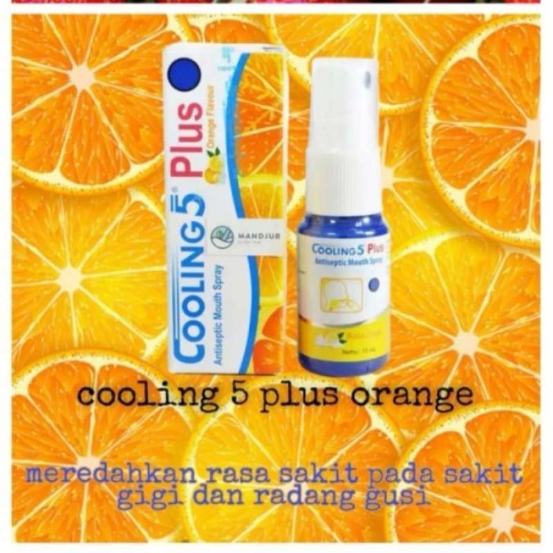 Jual Obat Sakit Gusi Bengkak Cooling 5 Plus Spray Perontok Gigi ...