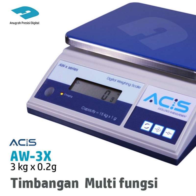 Promo Timbangan Acis Aw-3X, Kapasitas 3 Kg Ketelitian 0.2 G Diskon 13% ...