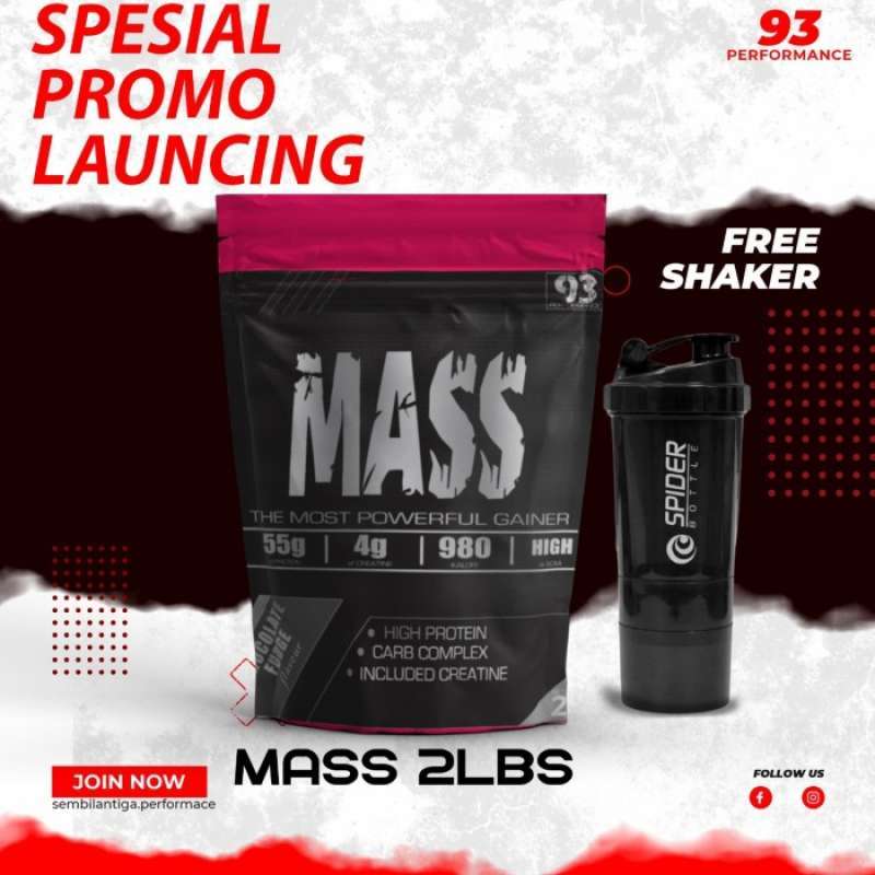 Jual Mass Gainer 2 Lbs Extreme 93 Mass Gainer di Seller PALANG MERAH ...