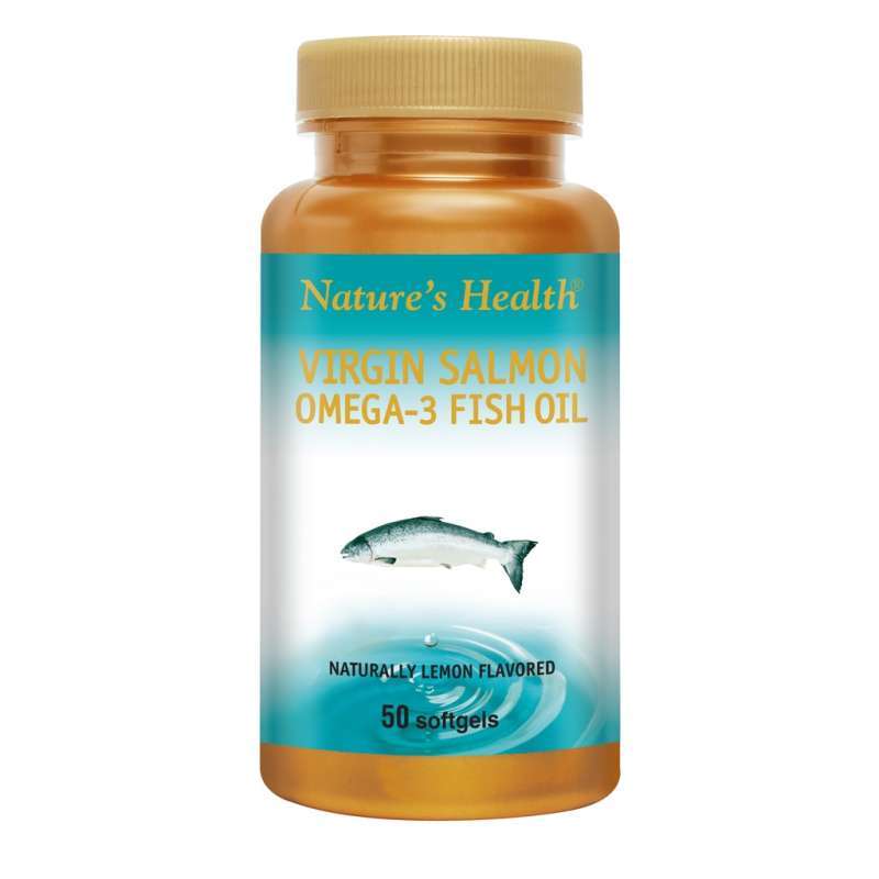 Promo Nature's Health Virgin Salmon Omega-3 Fish Oil 1080 mg @ 50 ...