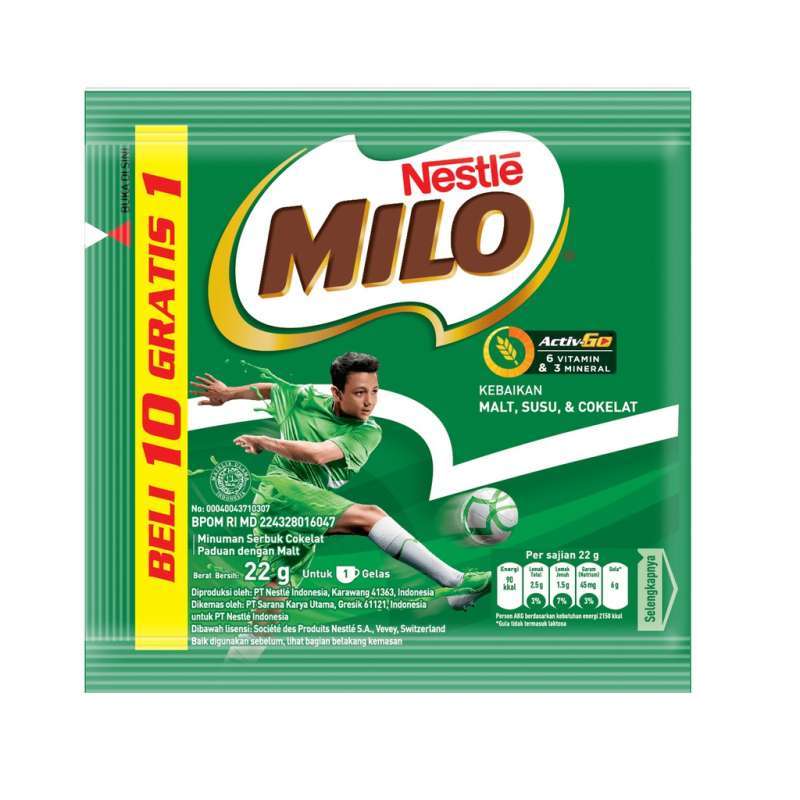 Jual MILO SUSU NESTLE 1 RENCENG ISI 11 SACHET di Seller AGEN HIDAYAH ...