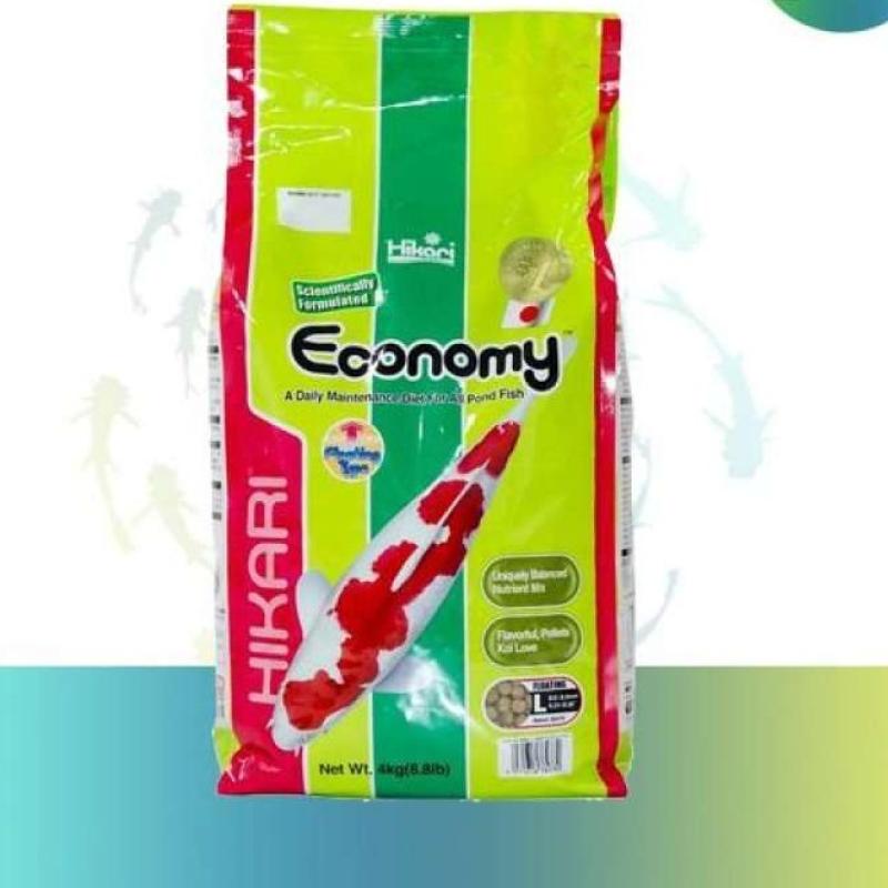 Jual Pakan Pelet Makanan Ikan Koi Jepang Japan Hikari Economy L 4 Kg di ...