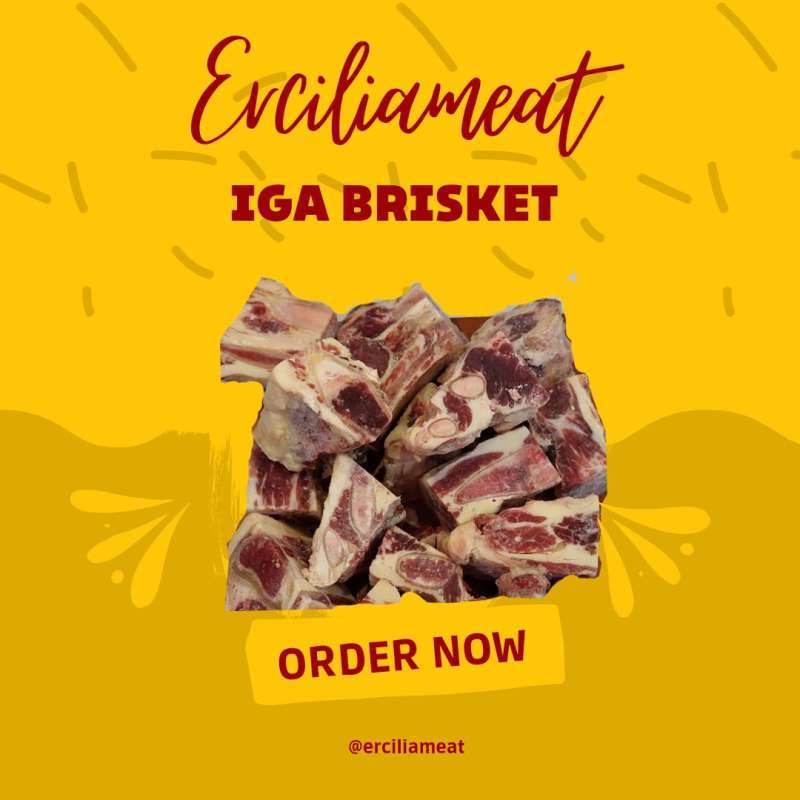 Promo Iga Brisket 1kg Diskon 3 Di Seller Ercilia Meat Padasuka Kota