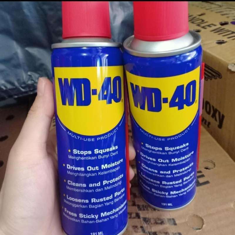 Jual WD40 WD 40 WD-40 Pelumas Anti Karat 191ml Lubricant WD40 191 ml di ...