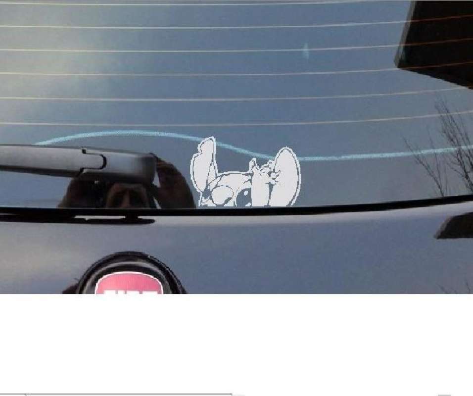 Jual Stiker Laptop Motor Mobil Hp Stitch Intip Film Cutting Siluet Kartun Di Seller Epinidit
