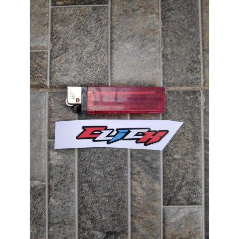Jual Stiker Vinyl Click Tulisan Thai Look Motor Helm Laptop Case Hp ...