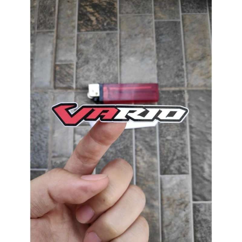 Jual Stiker Vinyl Vario Tulisan Thai Look Motor Helm Laptop Case HP ...