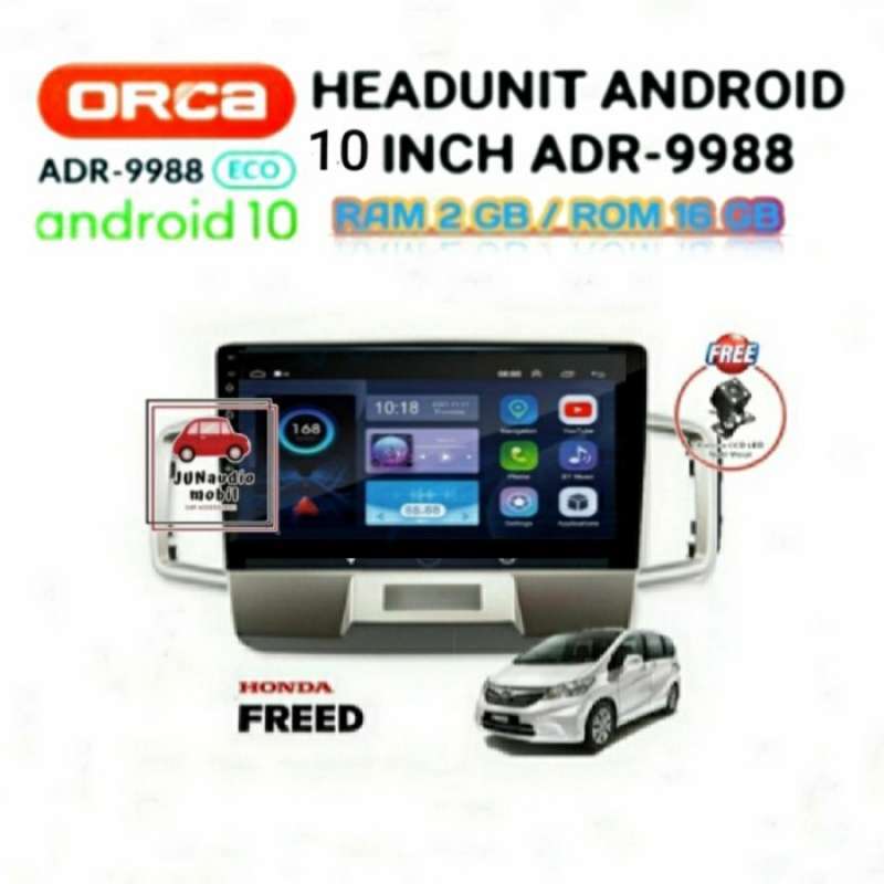 Jual Head Unit Android ORCA 10 Inch OEM Honda Freed + Kamera di Seller ...